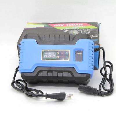 China 15W/10W/7.5W/5W Automatic Identification Intelligent Pulse Repair Battery Charger for 4-120ah Battery Pack for sale