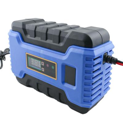 China Smart 12V 6A Fully Automatic Battery Charger with Pulse Repair Mode Fast Charging Speed Private Mold for sale