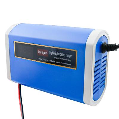 China Electric Vehicle Lead Acid Battery Charger with 125W Output Power 12V 6A 12V 8A 12V 10A Pulse Repair for sale