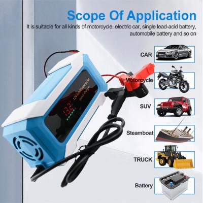 China OEM/ODM OEM Orders Multiple Modes Smart 12V 24V 10A Car Chargers Private Mold Yes 7-Stage Smart Battery Charger for sale