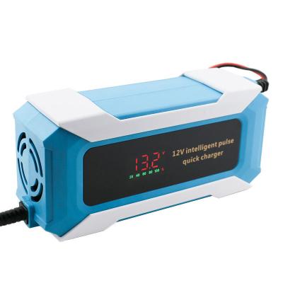 China 110v 220v 240v 12V 20A 90% Charging Efficiency Automatic Portable Car Battery Charger with CE PSE RoHS Certification for sale