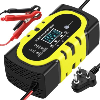 China SCP Function 125W Output Power 12V 24V 10a 12a 20a Smart Car Battery Charger for AGM and Gel Battery Intelligent Charging for sale