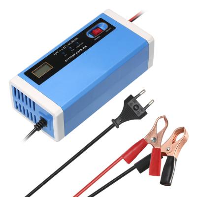 China Intelligent Pulse Repair 12V 12A 24V 6A Battery Charger for Automobiles and Motorcycles SCP Function Current Protection for sale