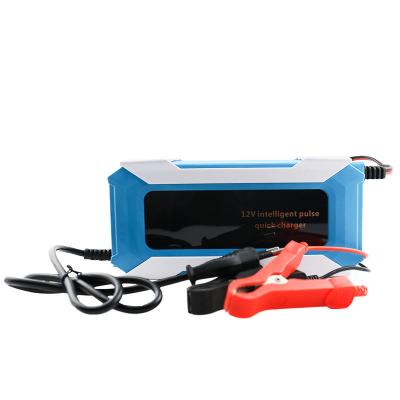 China Electric Vehicle E-bike Scooter 12V 24V 12A 6A Fast Charge Lead-Acid Battery Charger Made of PC Fireproof Material for sale