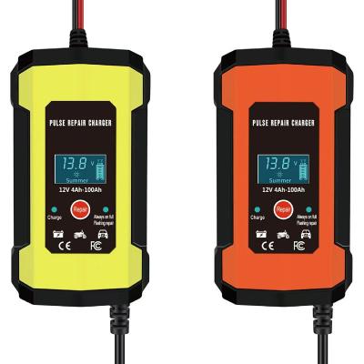 China Full Intelligent Automatic Repair Function 12v 10A Fast Charging Car Battery Charger for Electric Vehicles for sale