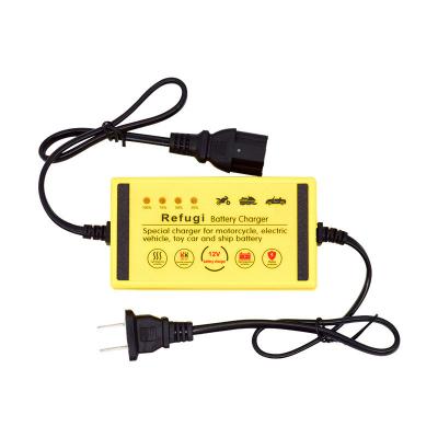 China 12V/24V Output Intelligent Fast Power Charging Lead Acid AGM GEL Battery Charger with Full Automatic Charging Capability for sale