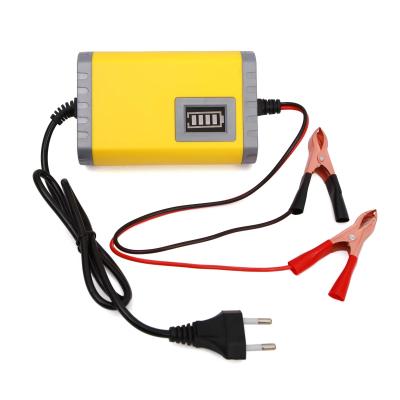 China OEM 125W Output Power Smart Electric Motorcycle E Bike Scooter Car Intelligent Battery Charger 12V 24V 48V 72V 2A-20A for sale