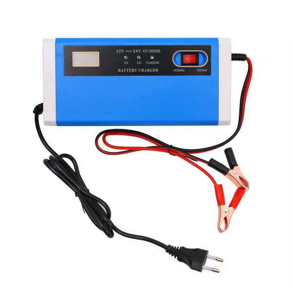 Quality Universal Car Motorcycle Boat Battery Charger 12v 24v Automatic Switching 5A 10A for sale