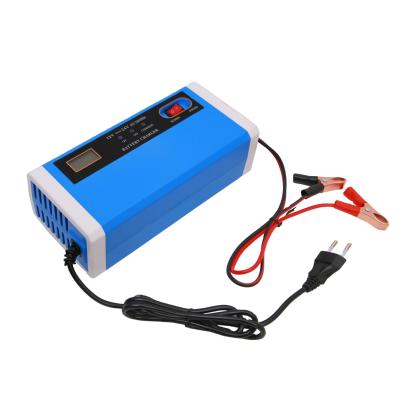 China 12V/24V 10A Full Automatic Car Battery Charger Lead Acid Battery Universal Fast Charger for Universal and Fast Charging for sale