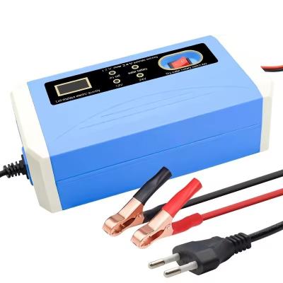 China FCP Function Custom 12v 10A 24V Portable Car Battery Charger for 12v Wet Dry Lead Acid Battery OEM/ODM for sale