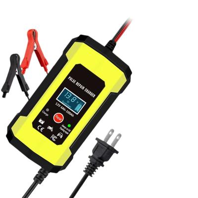 China Smart Battery Charger Private Mold Fast Charger LCD Display for Automobile Motorcycle Universal Battery 6V 12V 2A 6A 8A 10A for sale
