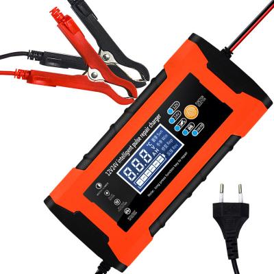 China 15W/10W/7.5W/5W Automatic Identification Connector Current Protection Pulse Repairing Charger for Motorcycle Car Battery for sale
