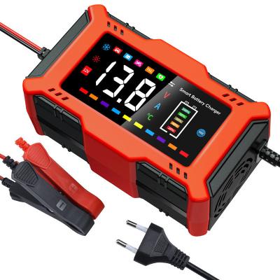 China 12V 8A Intelligent Pulse Repair Battery Charger for 4-100ah Battery Pack Advanced Technology and Automatic Identification for sale