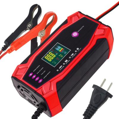 China Connector Current Protection 12V10A 24V10A GEL AGM Lead Acid Battery Charger for Sweeper Golf Cart Forklift Motorcycle for sale