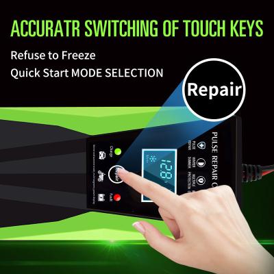 China Fast Charging Three-Stage Smart 12V Lead-Acid Battery Charger with 125W Output Power and Smart Select Mode for sale