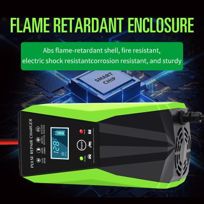 China Fast Charging Three-Stage Smart 12V Lead-Acid Battery Charger with 125W Output Power and Smart Select Mode for sale