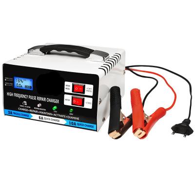 China 12V10A 24V10A GEL AGM Lead Acid Battery Charger for Fast Charging Speed Efficiency Sweeper Golf Cart Forklift Motorcycle for sale