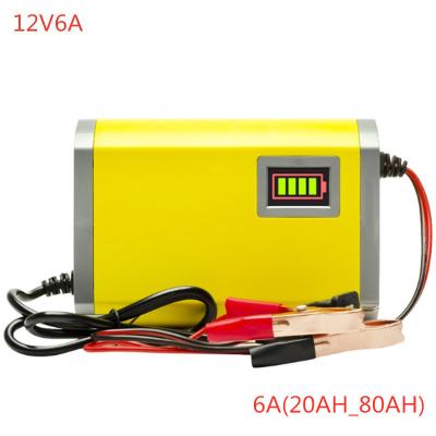 China 12V/24V Output Intelligent Automatic Car Battery Charger with AGM Start Stop Battery Detection and Current Protection for sale