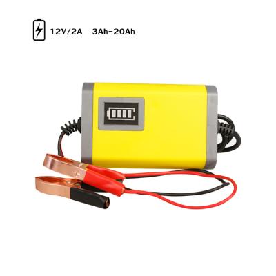 China 12V/24V Output Intelligent Automatic Car Battery Charger with AGM Start Stop Battery Detection and Current Protection for sale