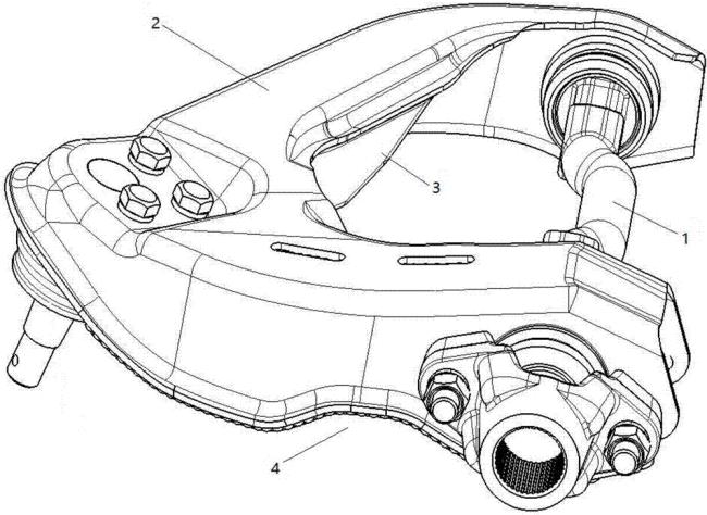 Front upper arm for Land Rover - main product image