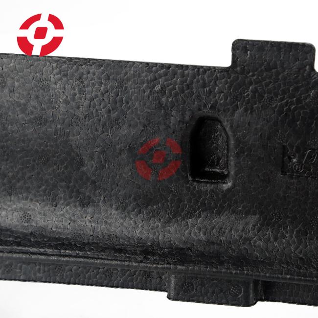 Volvo front bumper foam buffer layer - installation diagram