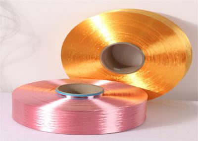 중국 에코 친절한 진한 액체에 의하여 염색되는 폴리에스테 완전 그린 원사 털실 50D/24F 완전히 당겨진 털실 판매용