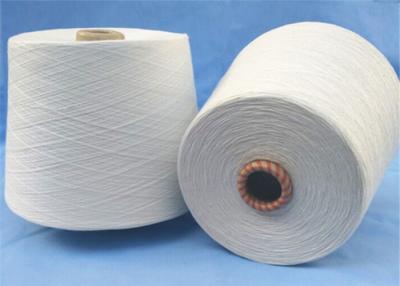 China 100% o fio girado do Virgin poliéster branco cru, poliéster girou a linha com matéria prima à venda