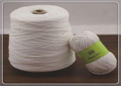 China Raw White Coreless Cotton Hollow Yarn Tubular Yarn Soft Eco Friendly for sale