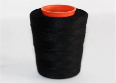 Cina Tenacia filata il nero riciclata del filato di poliestere alta per tricottare tessuto o i vestiti in vendita