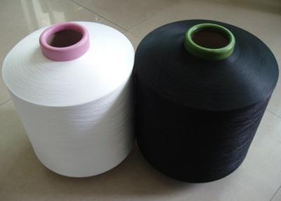 China Chama de tecelagem do uso - o poliéster retardador Texturised o fio 150D/48F cru & preto à venda