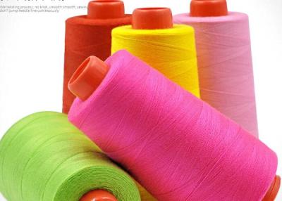 China High Tenacity 100% Smooth Ring Spun Colorful Spun Polyester Thread 20s/6 40s/2 for sale