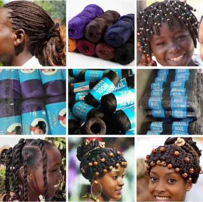 China A mão por atacado e a máquina acrílicas do acrílico do cabelo 100% de lãs de Brasil do fio para confecção de malhas que fazem malha o fio misturado escalam o cabelo 70G à venda