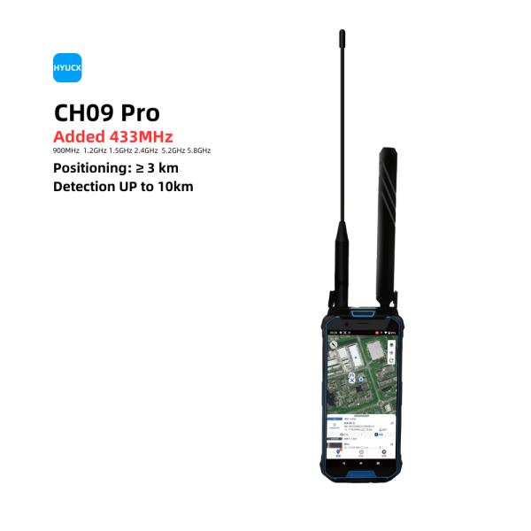 Quality 100MHz Handheld Drone Detector Accurate Lightweight With Long Battery Life for sale