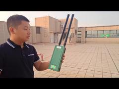 LS02 Two-channel handheld drone jamming equipment, portable defense equipment against drones