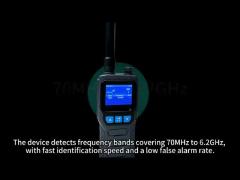 CH05 Handheld Drone Detection Device, Spectrum Detection for 3km Drone