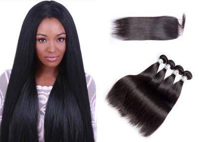 China Healthy Brazilian Straight Hair Extensions / Natural 20 Inch Brazilian Straight Hair for sale