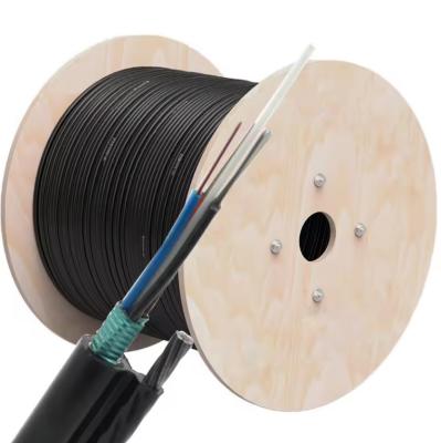 China Aerial Multicore China GYXTC8S 2-12 Core Single Mode Fiber Optic Cable for sale