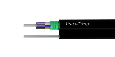 China Aerial Multicore China GYXTC8S 2-12 Core Single Mode Fiber Optic Cable for sale
