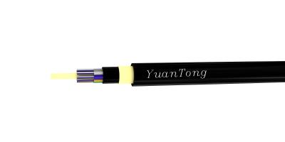 China 2-144 Core All Dielectric Self Supporting Aerial Optical Cable ADSS Double Jacket for sale