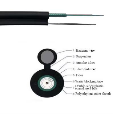 중국 오버헤드 공기 광섬유 케이블 2 4 6 8 10 12 코어 자부지 철강 테이프 Gyxtc8s 케이블 판매용