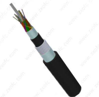Cina Filo di acciaio del centro corazzato all'aperto del cavo a fibre ottiche 48 di GYTA33 G652D singolo in vendita