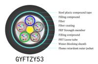 China 12 Core Direct Buried Fiber Optic Cable for sale