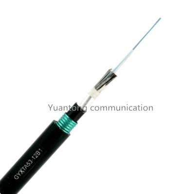 Cina Cavo di fibra ottica della condotta Gyxty53, cavo a fibre ottiche corazzato all'aperto dell'anti roditore di PBT in vendita