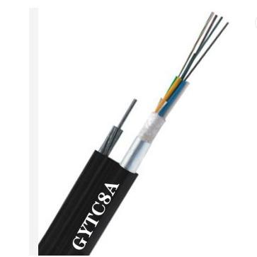 China Aerial Figure 8 Armoured Fiber Optic Cable GYTC8A YTTX for sale