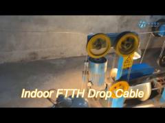 White LSZH Indoor Fiber Optic Drop Cable The Ultimate Solution for Indoor Connections