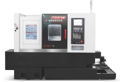 China CNC Lathe Machine For Heavy Cutting With Servo Programmable Tailseat And Motorized Spindle for sale