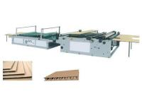 China Flute Laminator Machine 1300x1100mm Maximum Size with 0-100 Sheets/min Speed and ±1.5mm Precision for sale