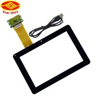 China 10 Points Capacitive Multi Touchscreen 13.3 Inch Transparent Tempered Glass Material for sale