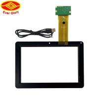 China 10 Points Capacitive Multi Touchscreen 13.3 Inch Transparent Tempered Glass Material for sale