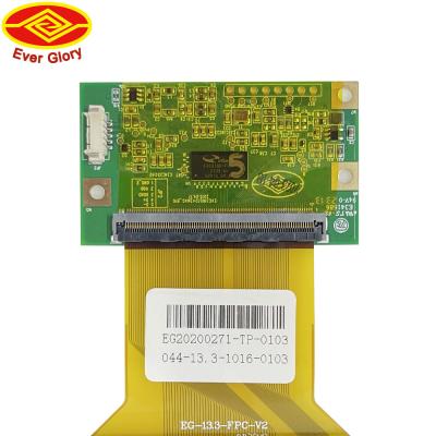 Cina Materiale di vetro temperato trasparente di tocco del touch screen industriale a 13,3 pollici del pannello PCAP in vendita